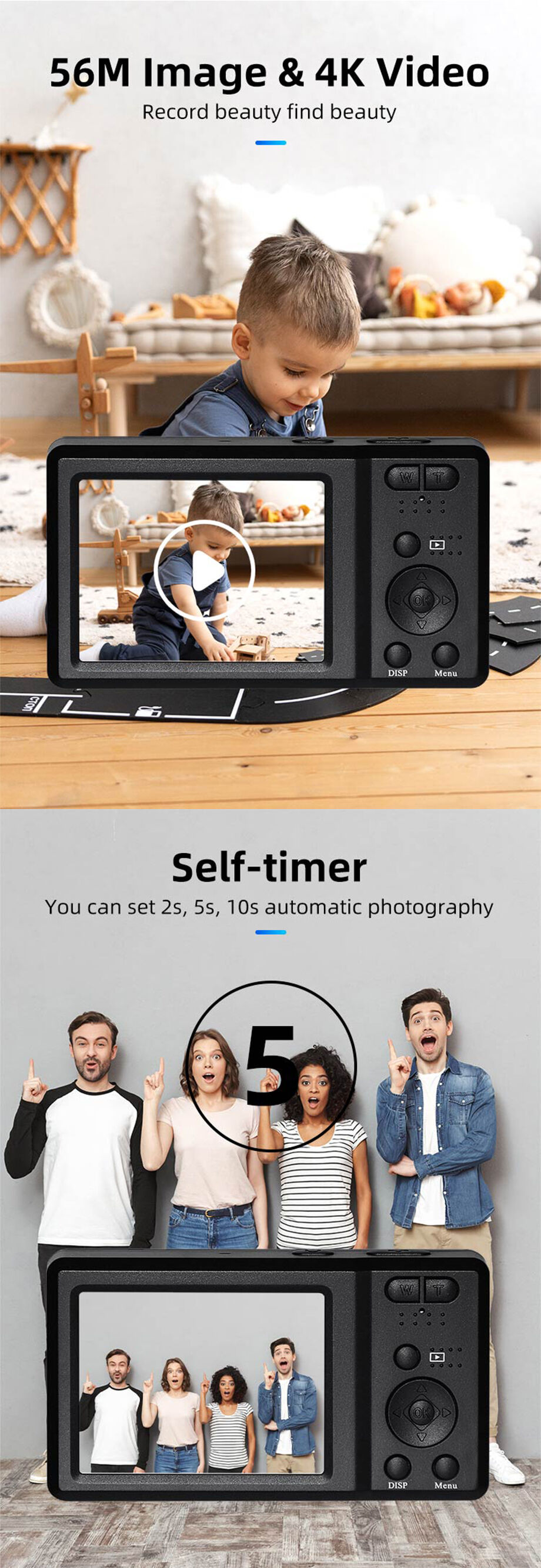 Buy China Wholesale Portable Digital Camera, 4k/56 Megapixel Photo ...