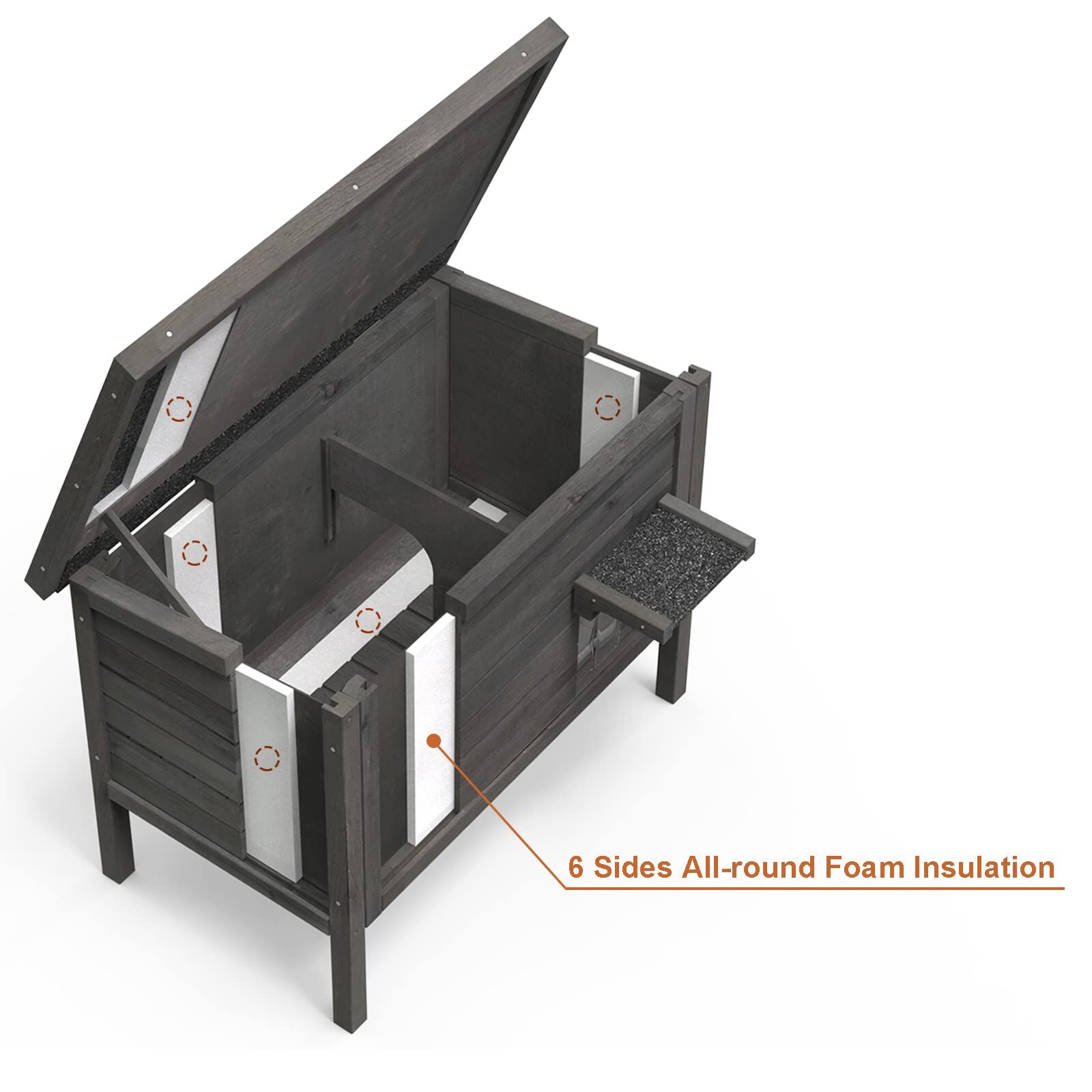 Bulk Buy China Wholesale Outdoor Cat House Feral Cat Enclosure 100% ...