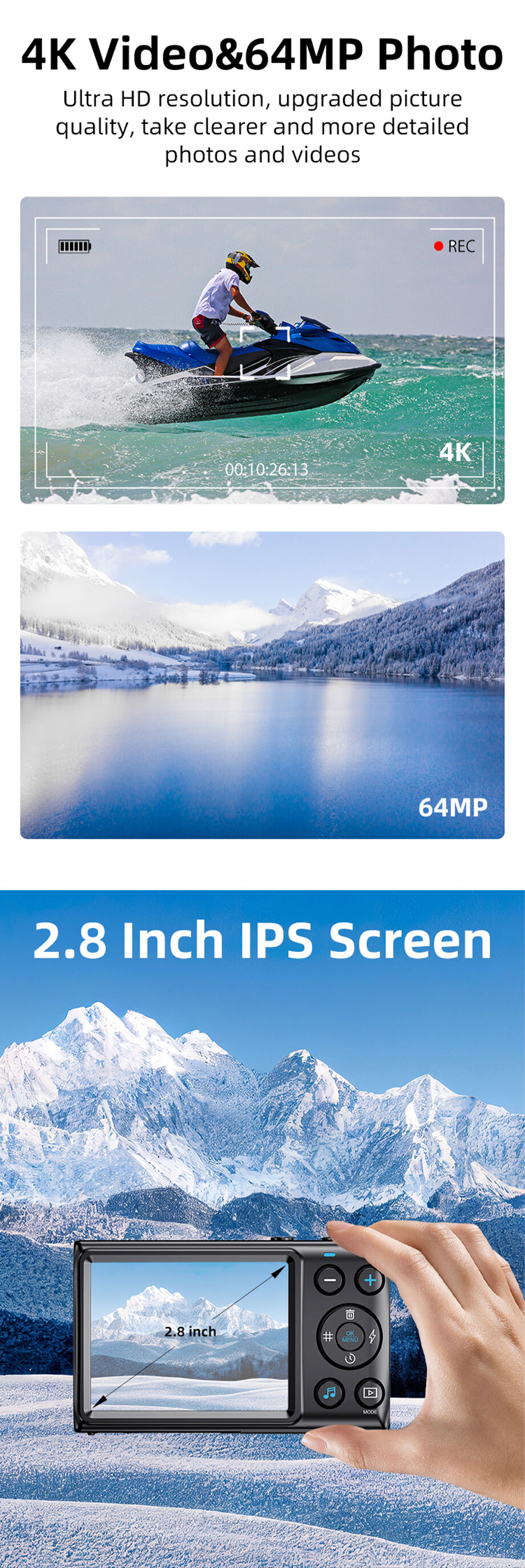 Factory Direct High Quality China Wholesale Factory Direct Hd 4k 64mp ...