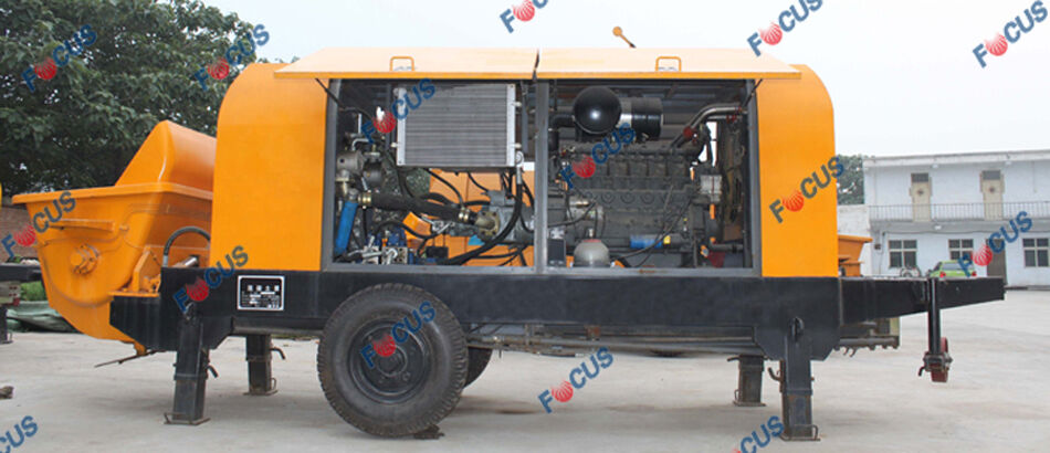 30m3/h Trailer Mounted Concrete Pump For Sale - China Wholesale Trailer ...