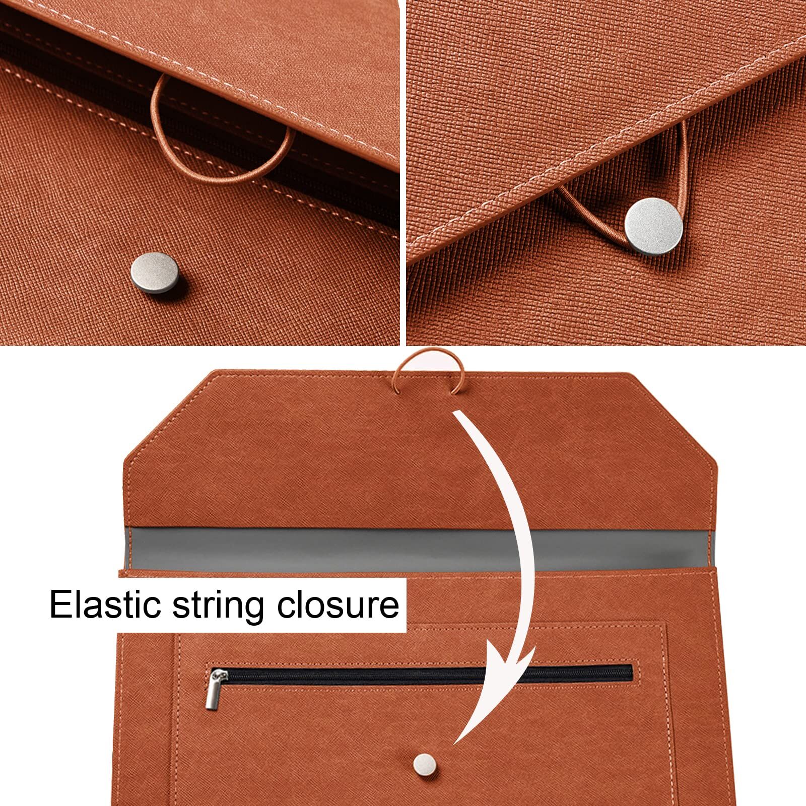 Leather Envelope Folder A4 Document Envelope Professional Customization ...