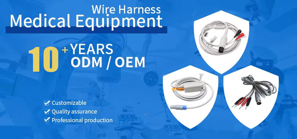 Factory Custom 2.0mm Tube End Physiotherapy Cable Assemblies Sr Dual ...