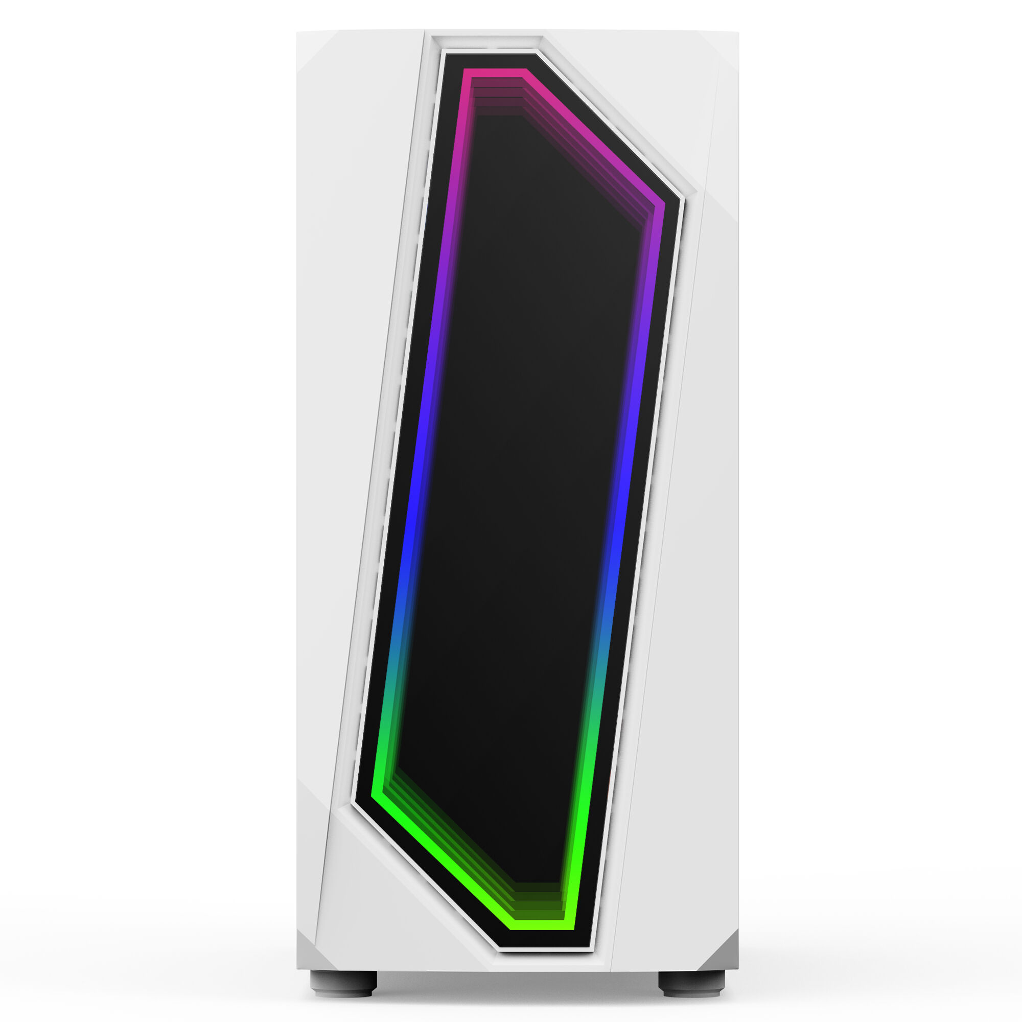 Ruix Time Tunnel Infinity Mirror Gaming Case Rgb Led Light Motherboard ...