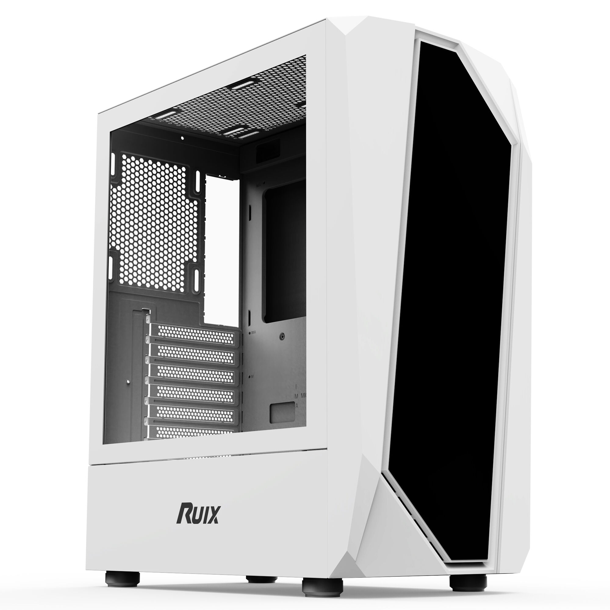 Ruix Time Tunnel Infinity Mirror Gaming Case Rgb Led Light Motherboard ...