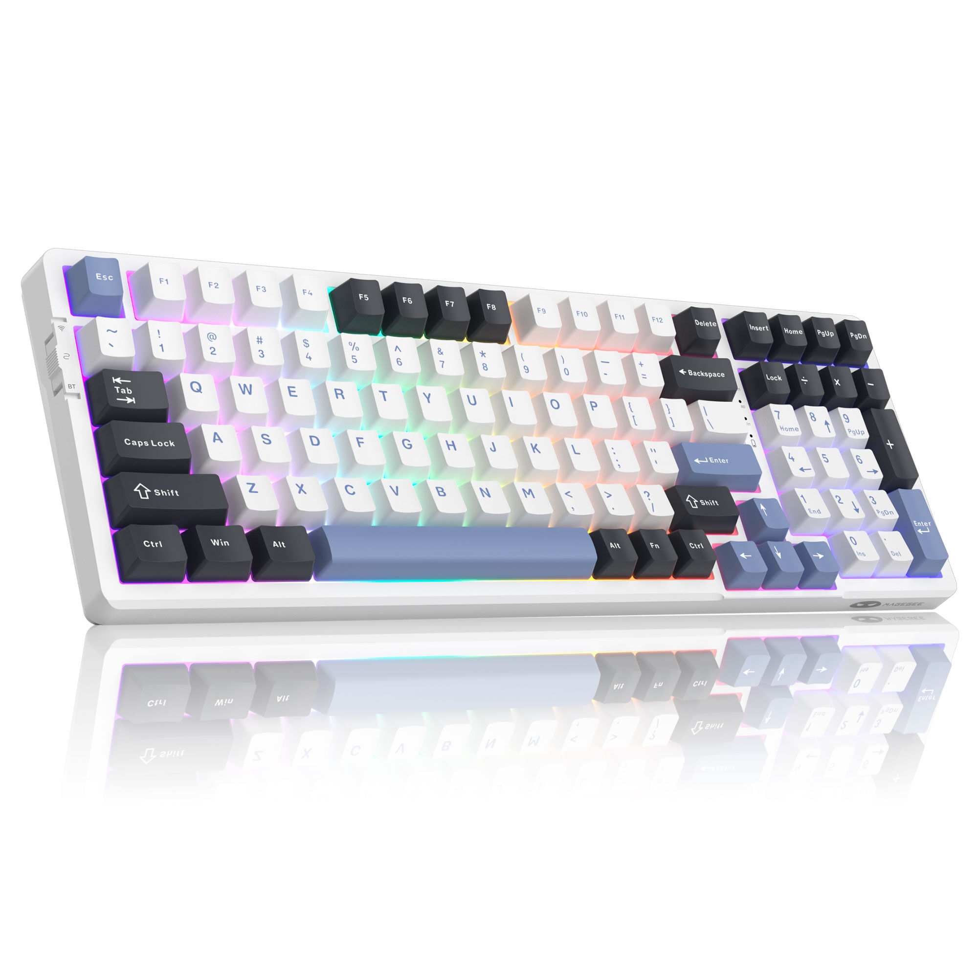 Magegee Light100 Tri-mode Gasket Mount Mechanical Keyboard With Hot ...