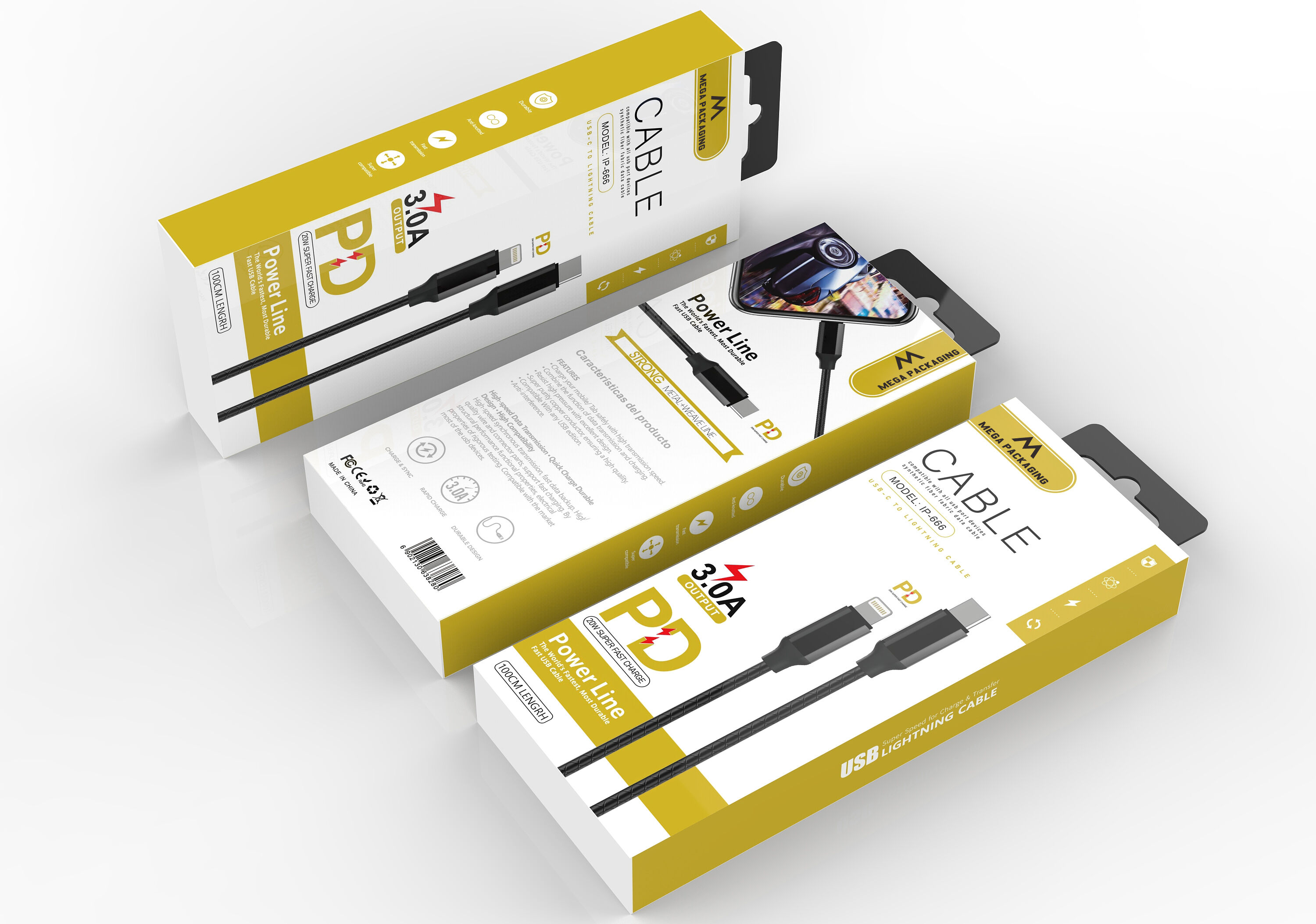 Simplified Data Cable Packaging Box+customization+hook+paper Box ...