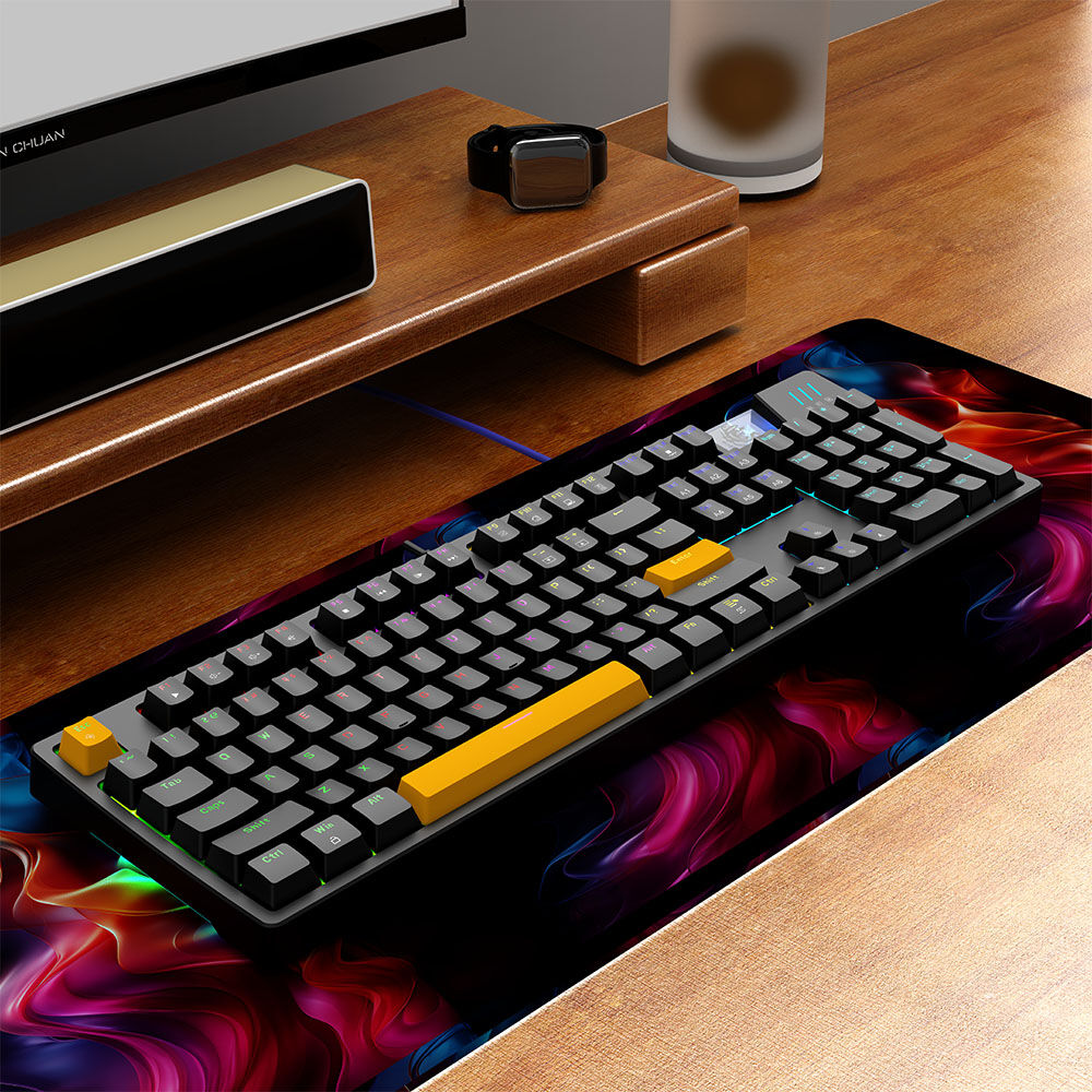 Oem/odm 104 Full Size Keys Wired Gaming Mechanical Keyboards With Abs ...