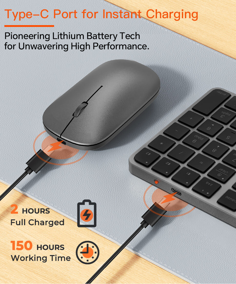 Meetion C230 Slim Wireless Standard Keyboard Mouse Combos Multimedia ...