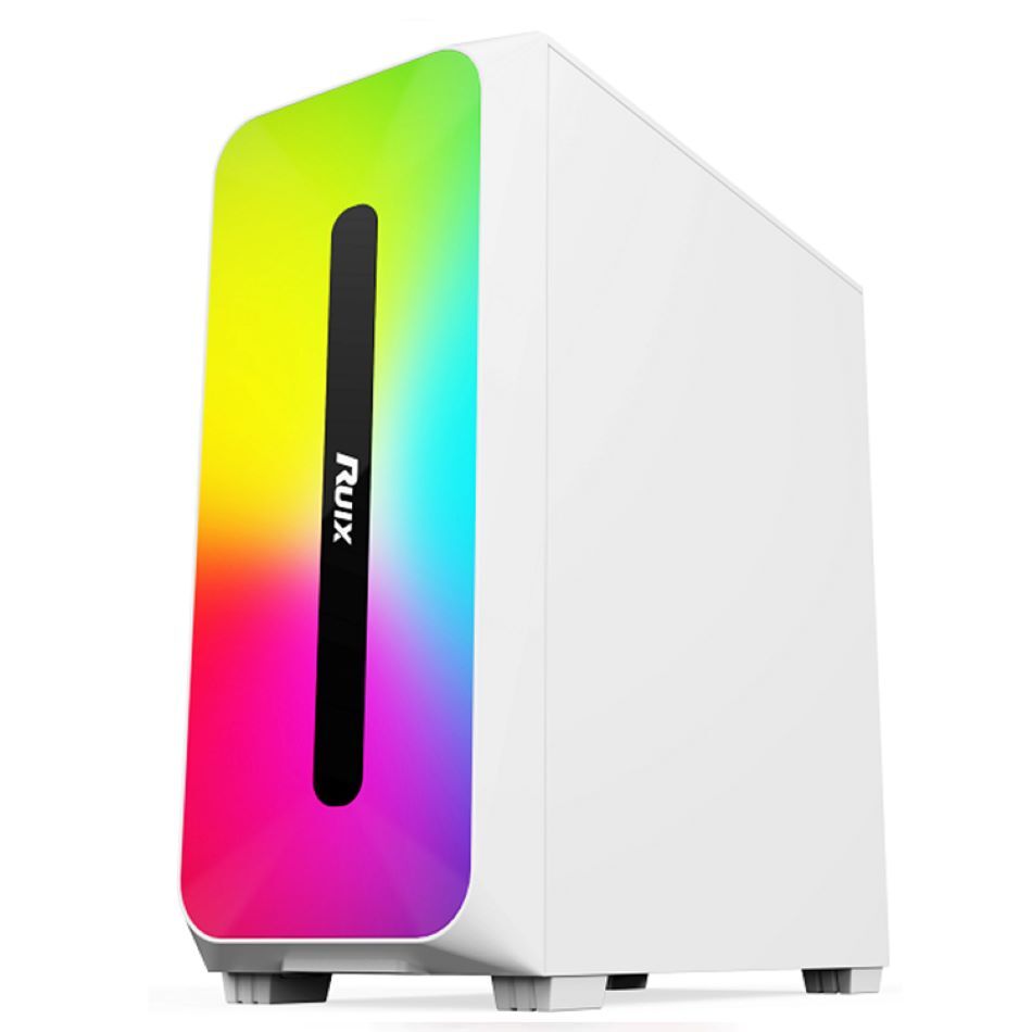 Ruix Cooling-3(white)wholesale Odm Oem Gaming Pc Case Rgb Light Front ...
