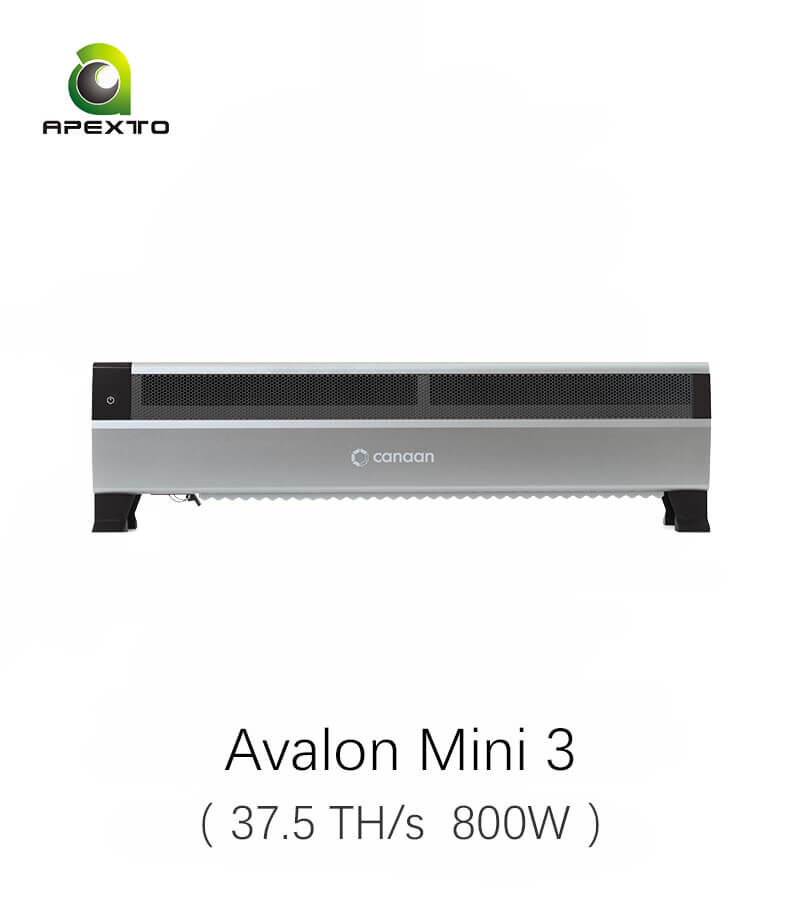 New Canaan Avalon Mini 3 Released, 37.5th/s 800w Bitcoin Miner For Home Use Server, Mini Btc ...