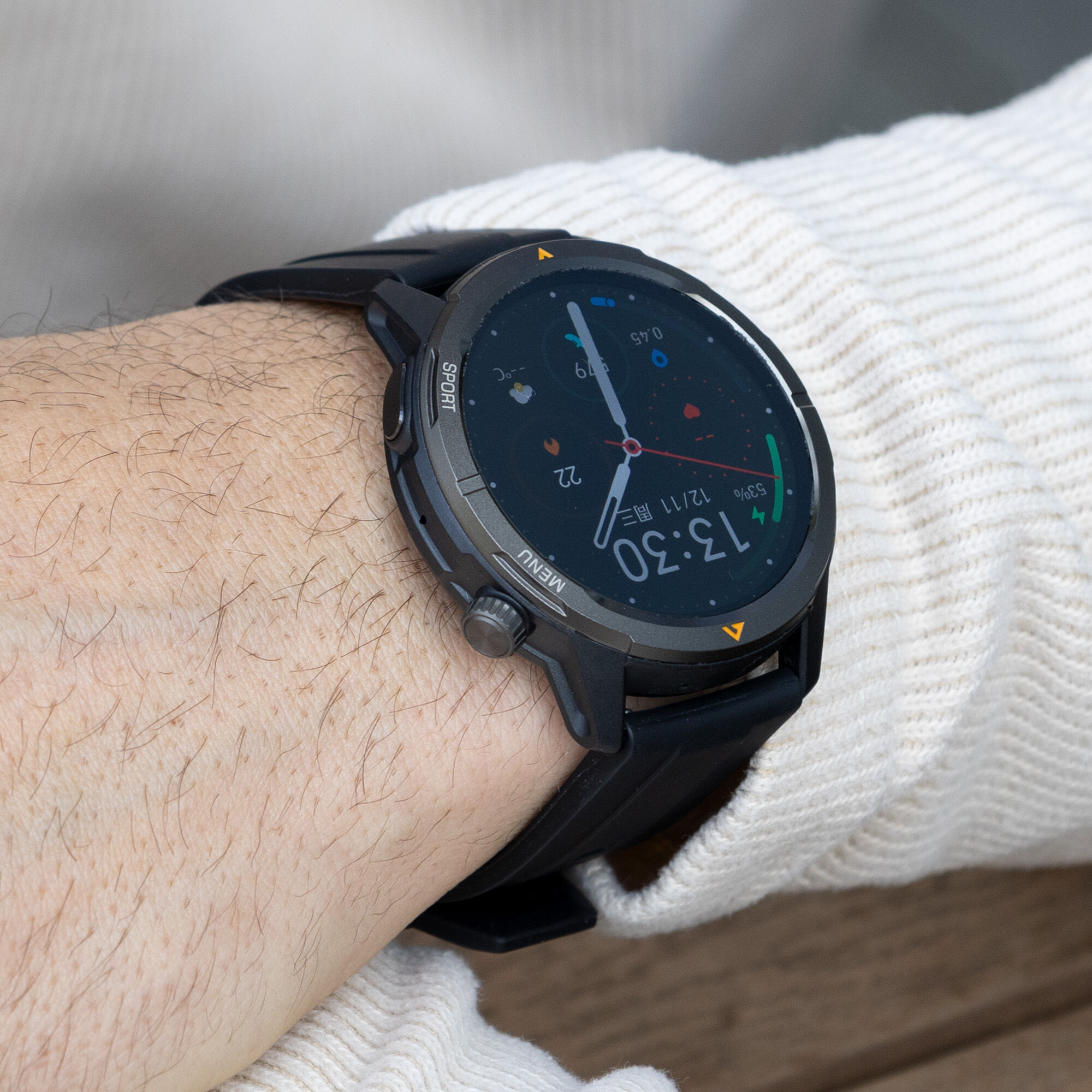 Agm W1 Gps Smartwatch With Real-time Tracking, 5atm Water Resistance ...