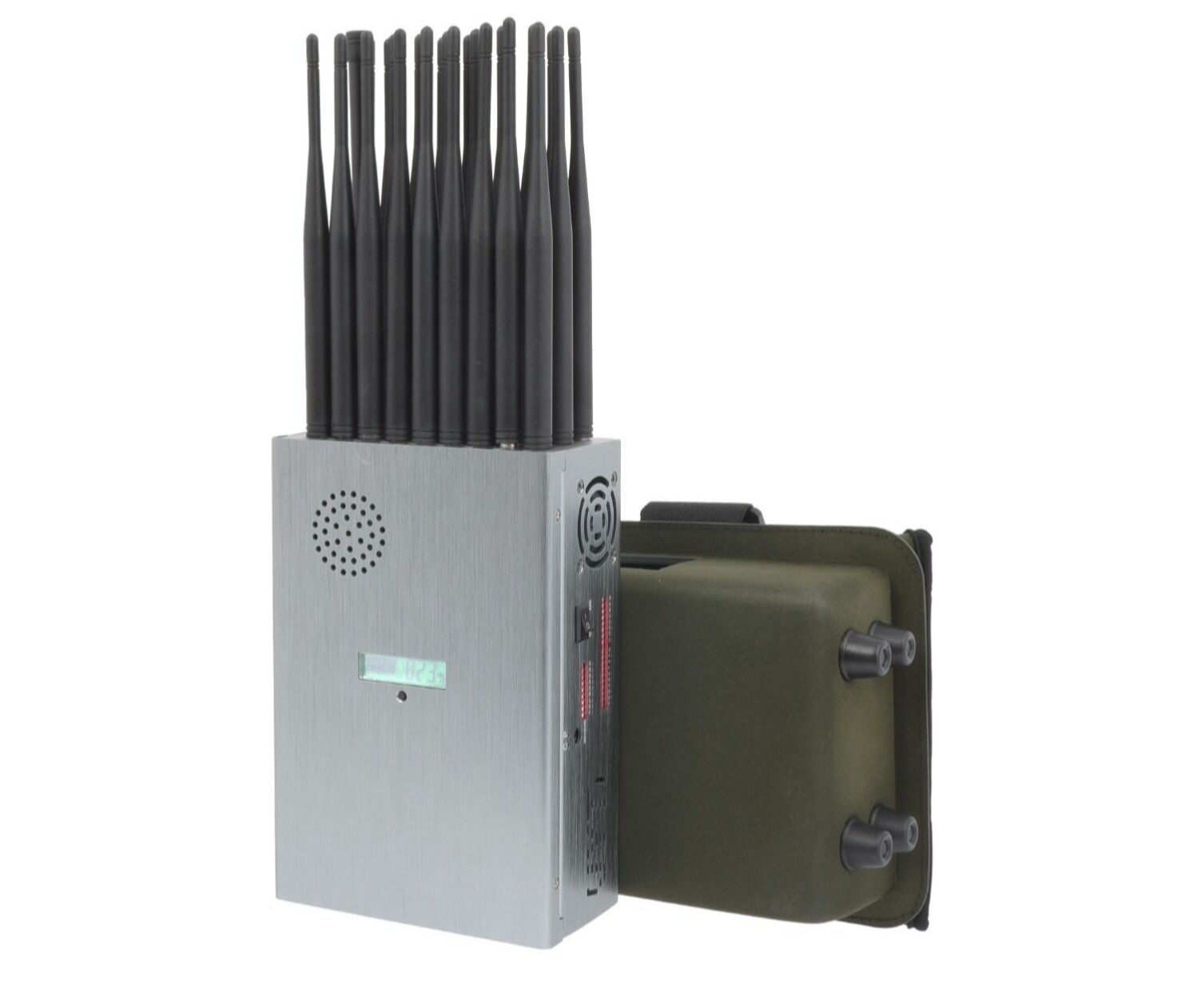 Portable 27 Bands Jammer With Intelligent Cooling System And High Power ...