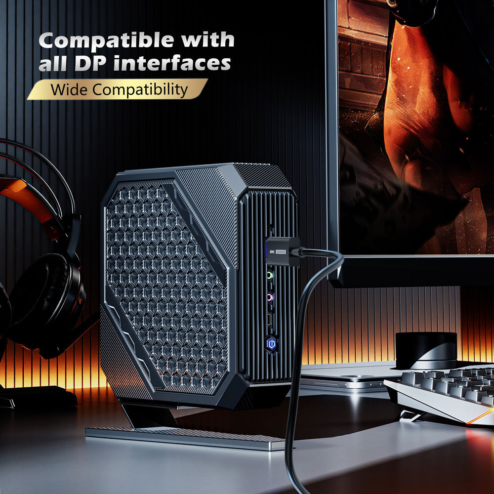 8k Displayport 1.4 Cable 1m 2m 3m 5m Dp To Dp Audio Cable 8k@60hz Hdr ...