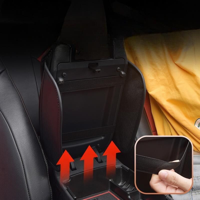 Car Center Console Cover Luxurious Microfiber Leather Car Armrest Cover ...