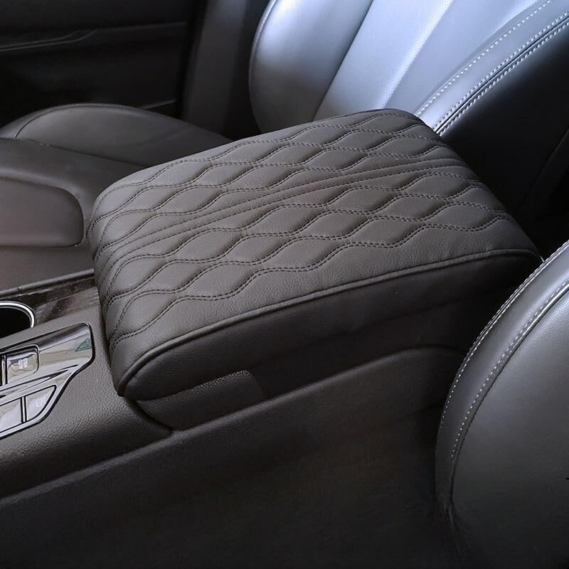 Car Center Console Cover Luxurious Microfiber Leather Car Armrest Cover ...