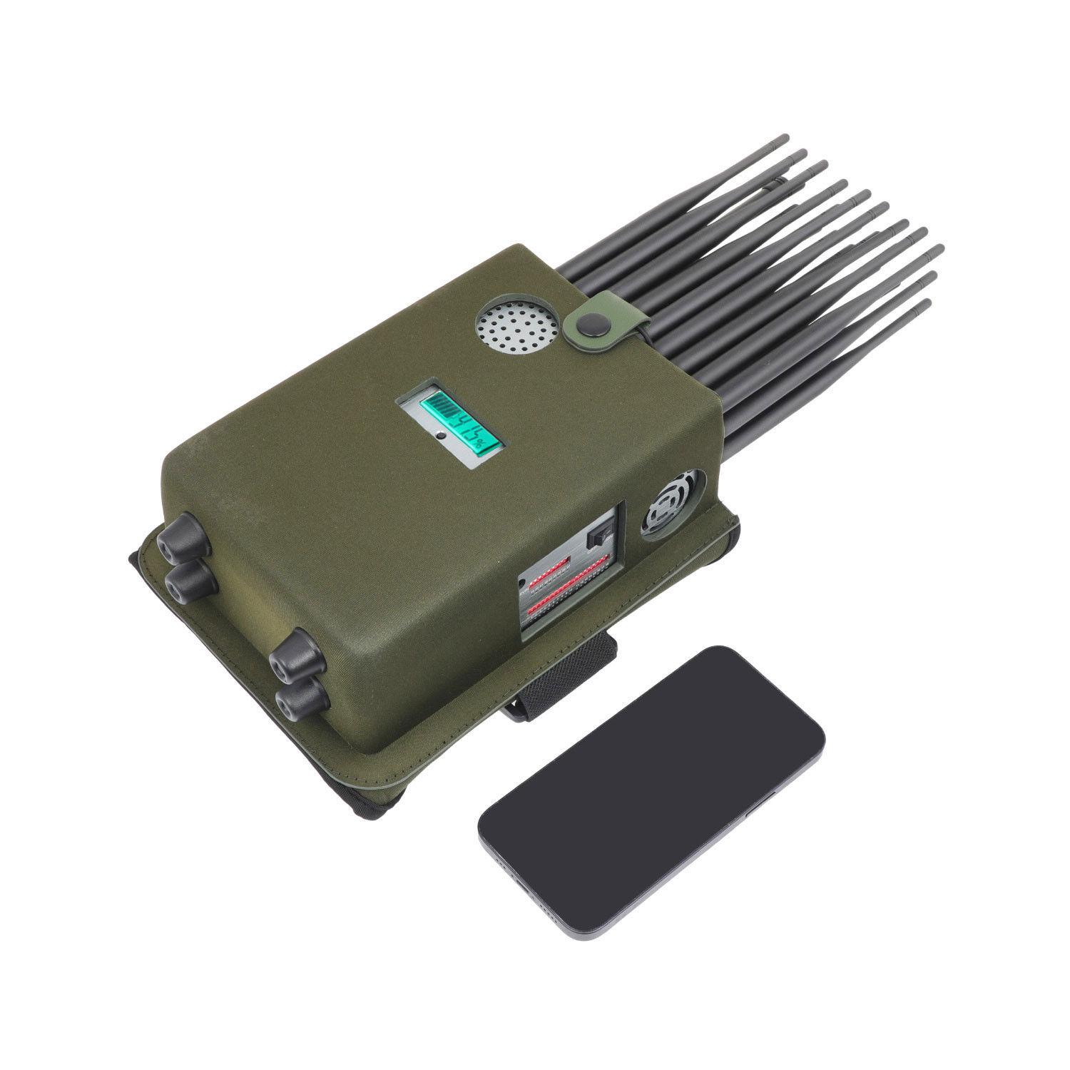 Portable 27 Bands Handheld Jammer All Mobile Phones 2g 3g 4g 5g Gps ...