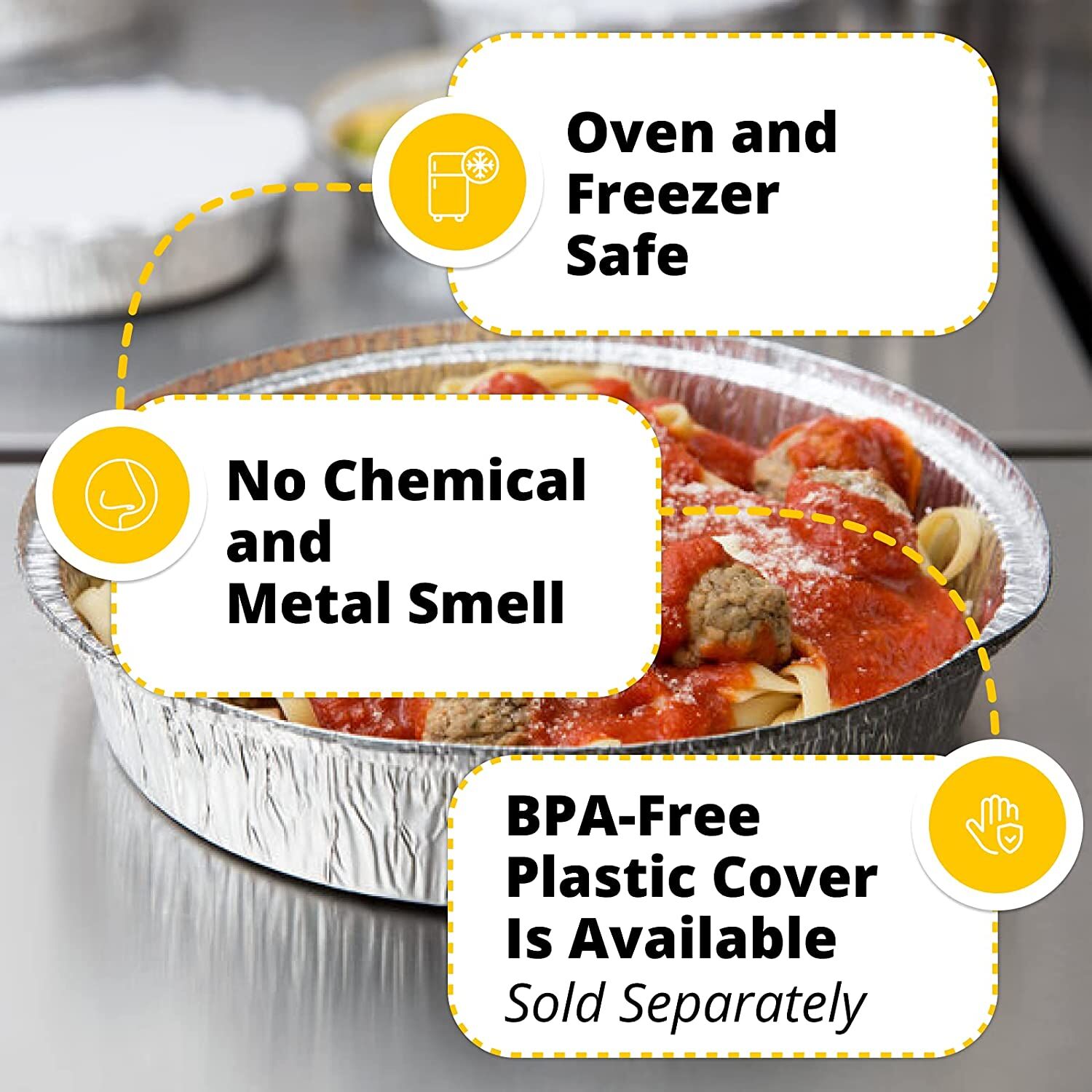 High Quality Disposable Fast Food Storage Aluminum Foil Baking ...
