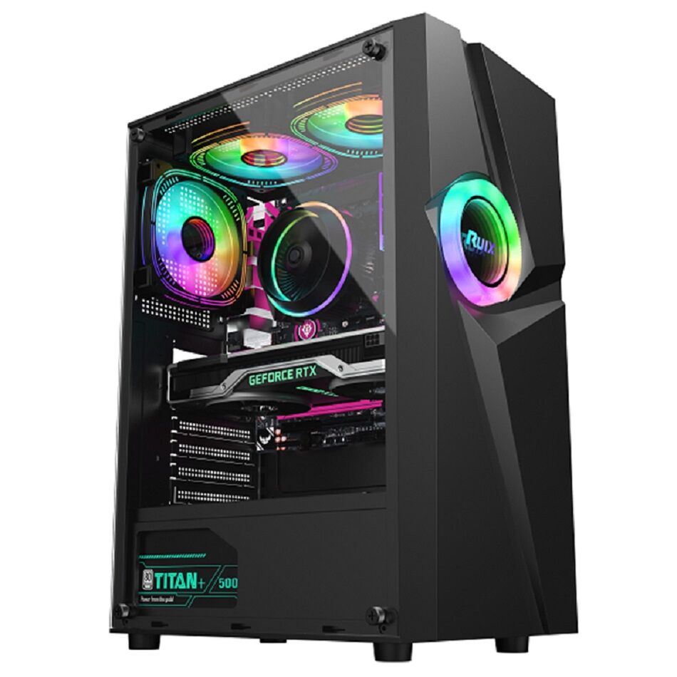Ruix Storm Unique Design Pc Case Novelty Computer Tower Case Desktop ...