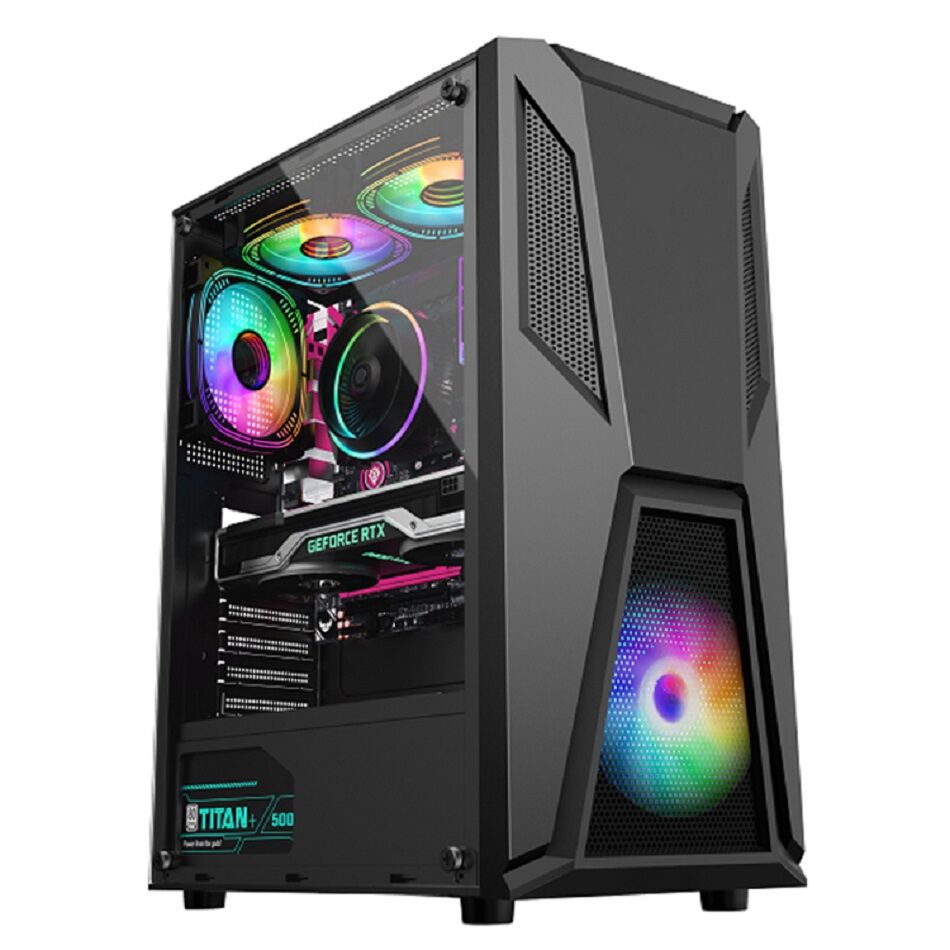 Ruix Tank "monster" Design Computer Case & Tower Tempered Glass Clear 6 ...