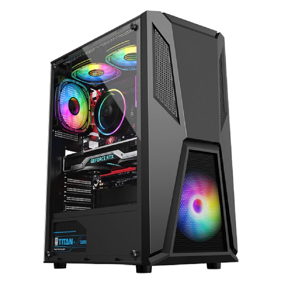 Ruix Tank "monster" Design Computer Case & Tower Tempered Glass Clear 6 ...