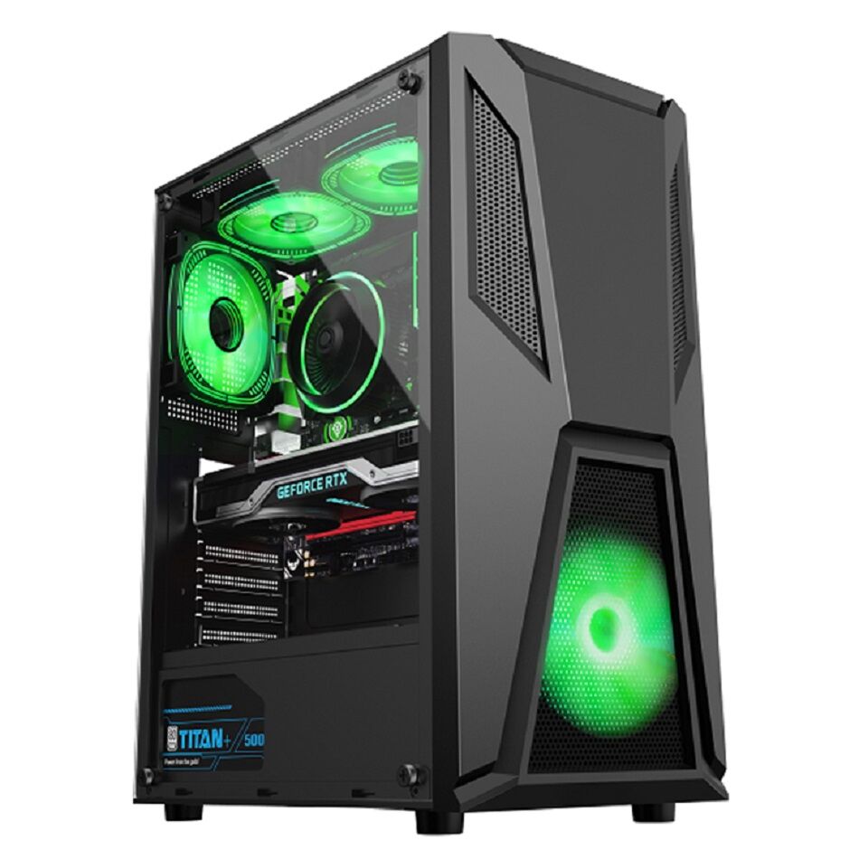 Ruix Tank "monster" Design Computer Case & Tower Tempered Glass Clear 6 ...