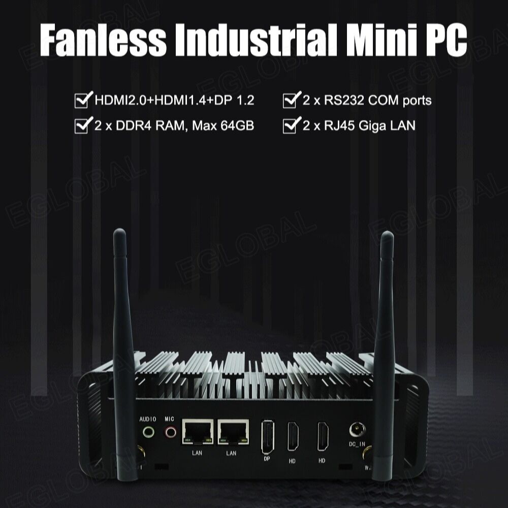 Eglobal Factory Price M8a Fanless Mini Pc J6413 Ddr4 Msata Nvme Ssd ...