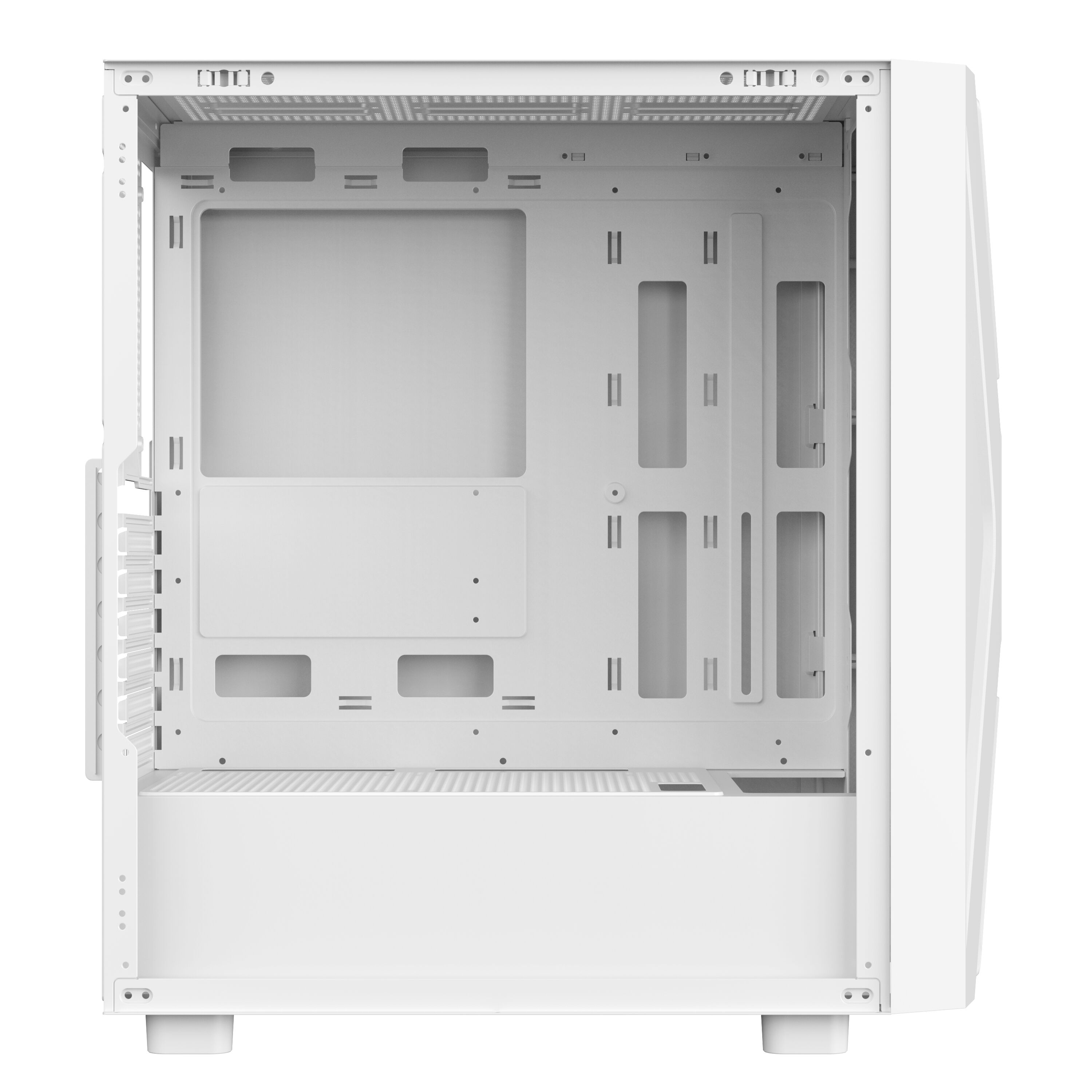 Ruix P30(white) High Airflow Good Quality Pc Case With "x" Design Front ...