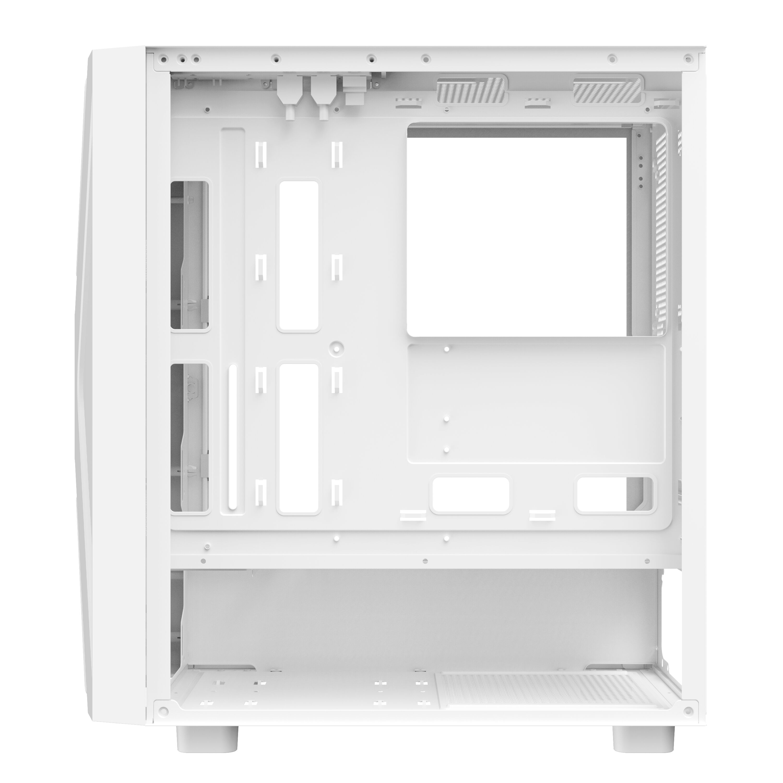 Ruix P30(white) High Airflow Good Quality Pc Case With "x" Design Front ...
