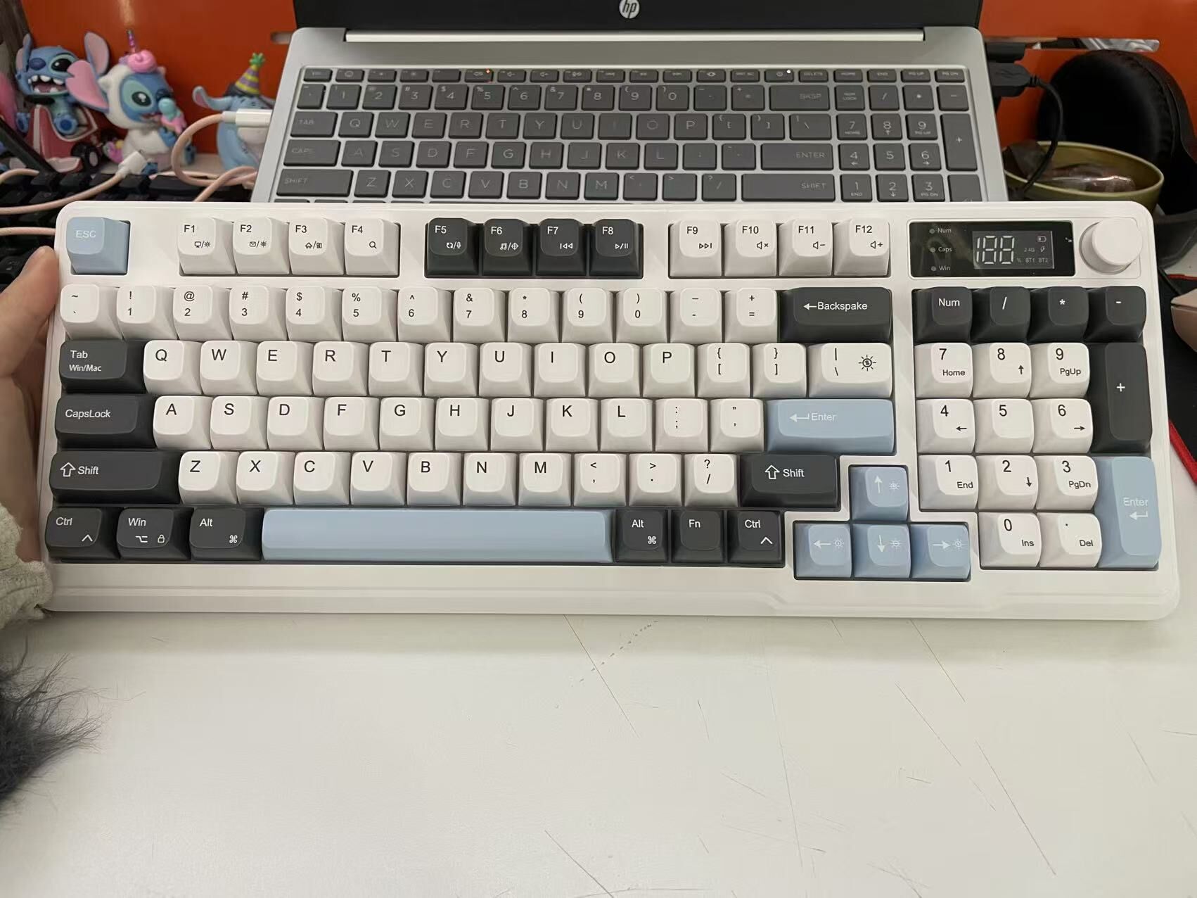 99% Membrane Keyboard Tri-mode Connectivity Rgb Keyboard For Mac/win ...