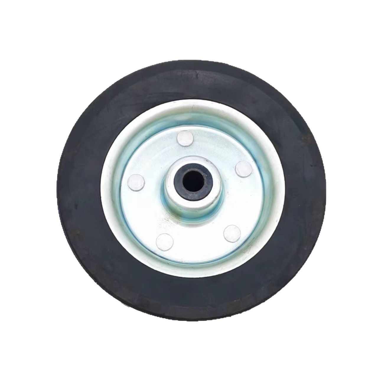 6 Inch Solid Rubber Wheel Guide Wheel Jack Wheel High Load Capacity ...