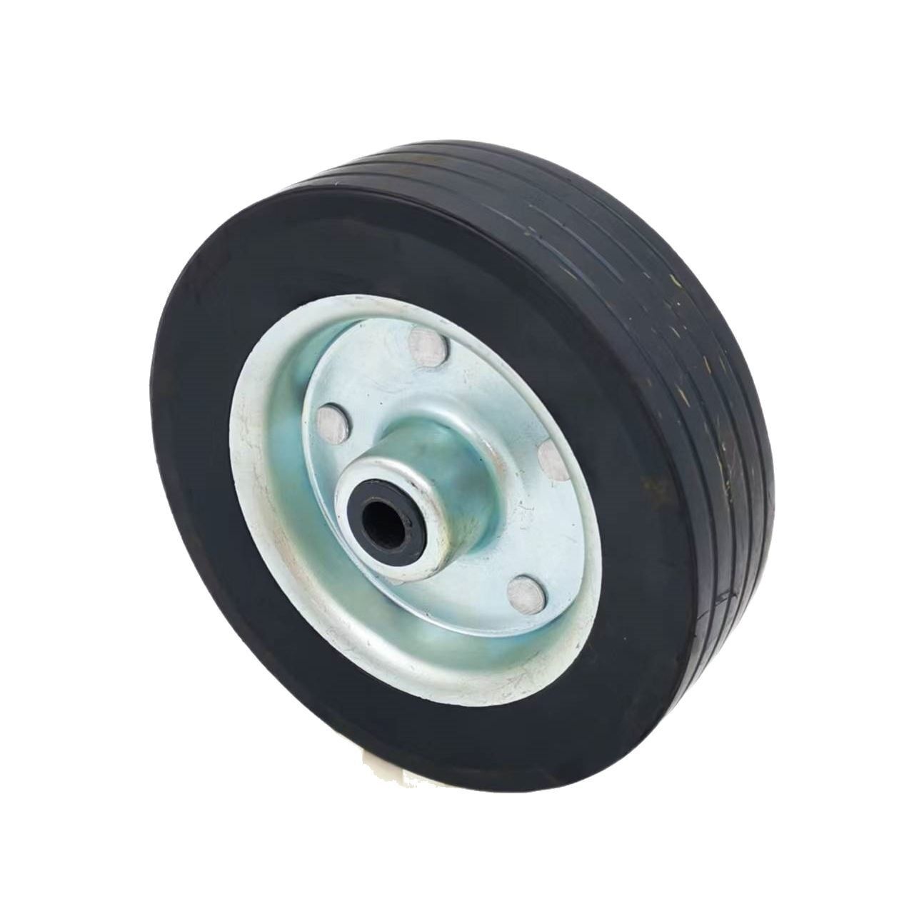 6 Inch Solid Rubber Wheel Guide Wheel Jack Wheel High Load Capacity ...