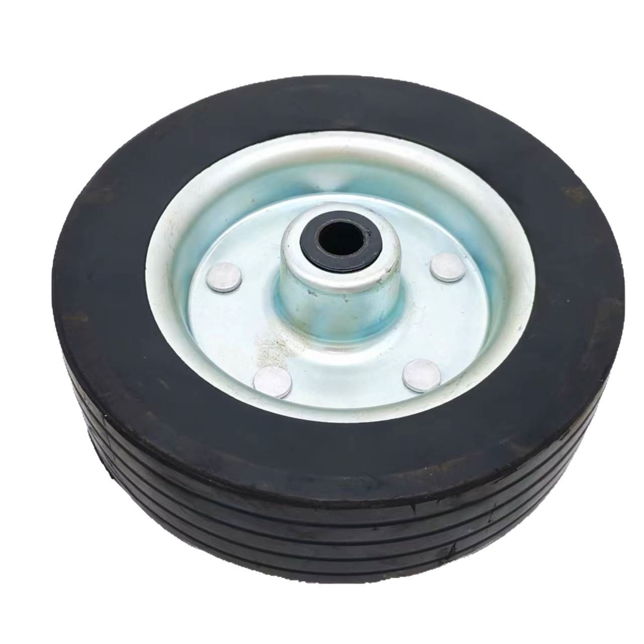 6 Inch Solid Rubber Wheel Guide Wheel Jack Wheel High Load Capacity ...