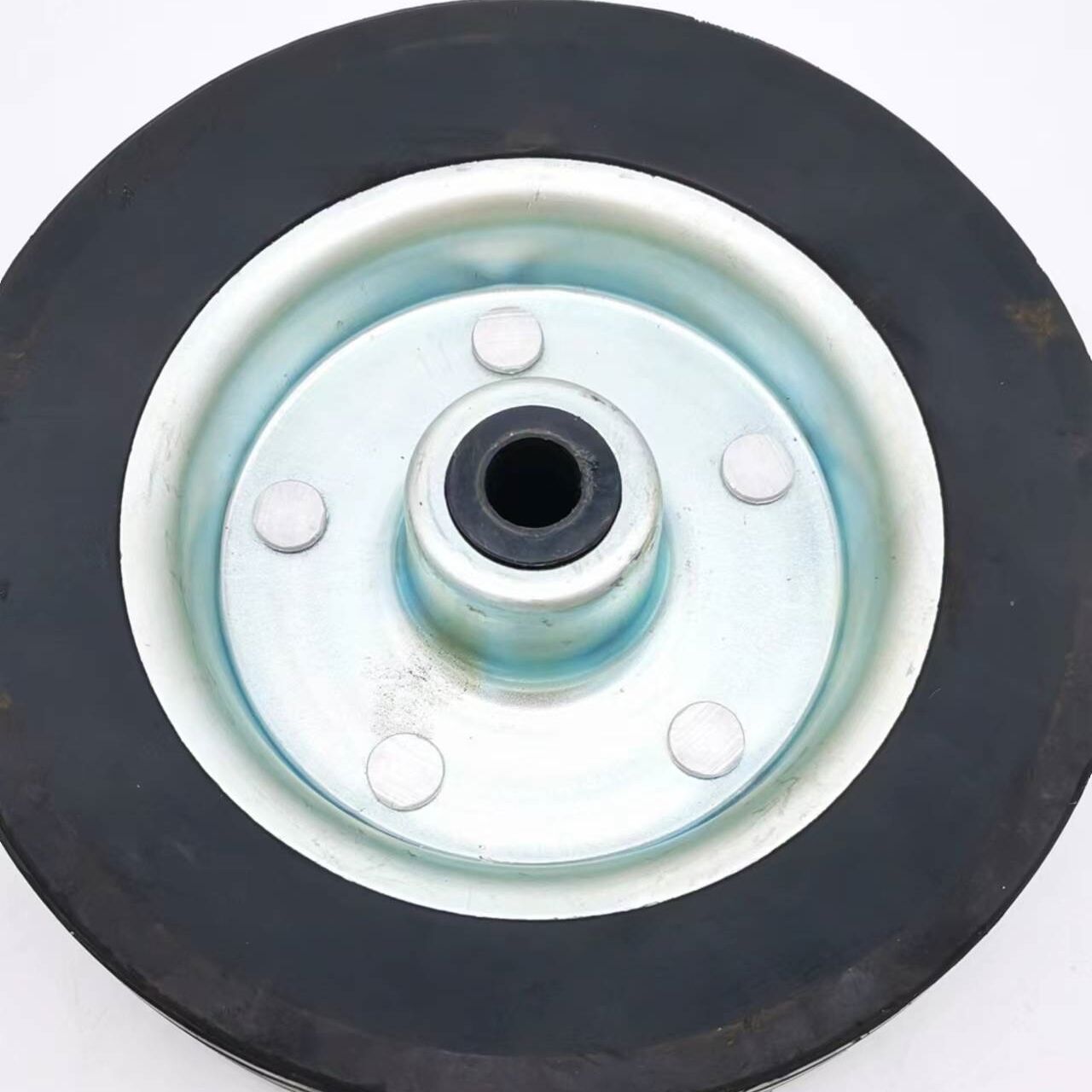 6 Inch Solid Rubber Wheel Guide Wheel Jack Wheel High Load Capacity ...