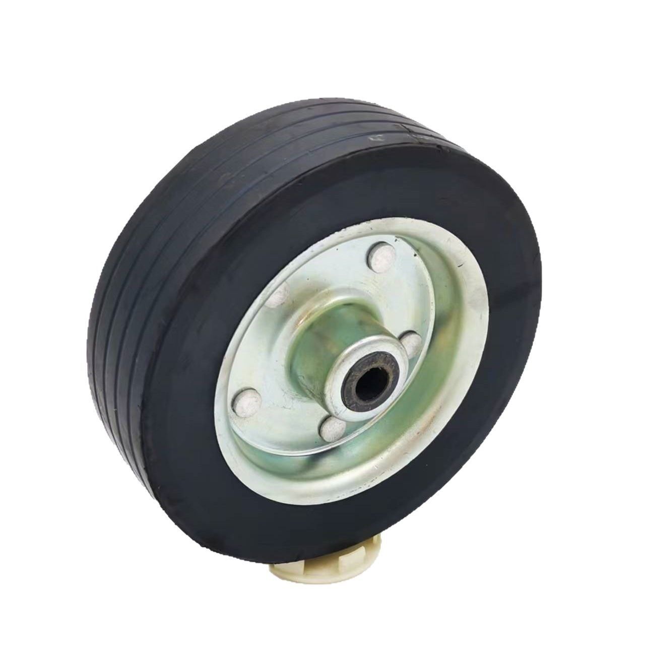 6 Inch Solid Rubber Wheel Guide Wheel Jack Wheel High Load Capacity ...