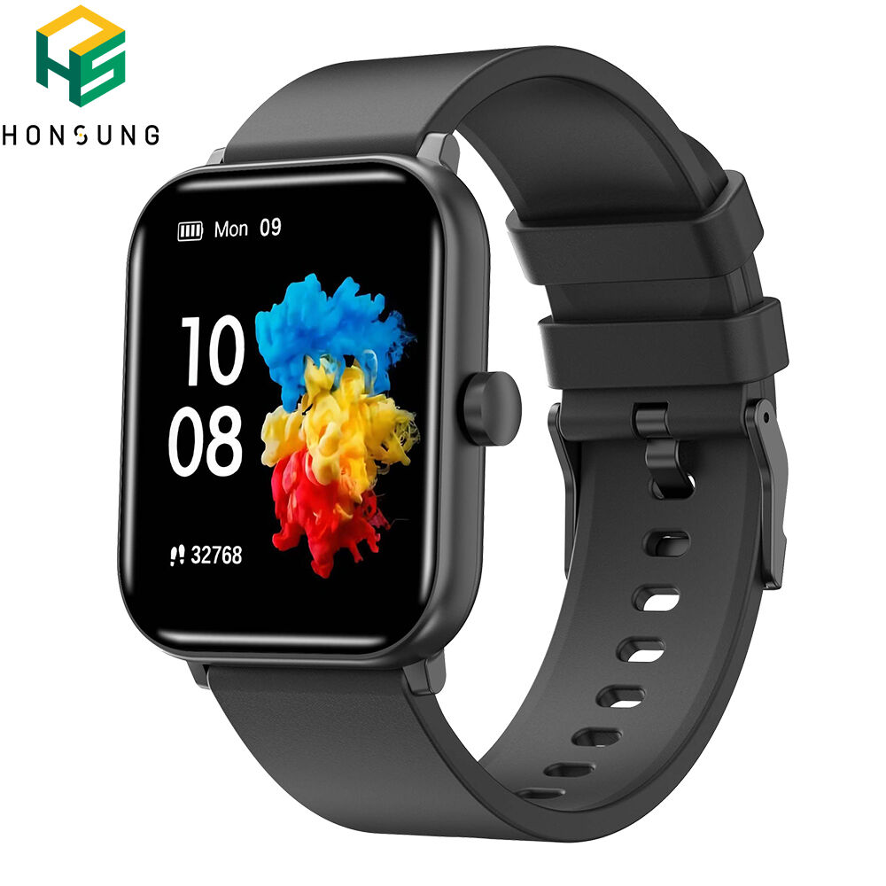 Curved Tempered Glass Large Screen Smartwatch For Health Monitoring ...