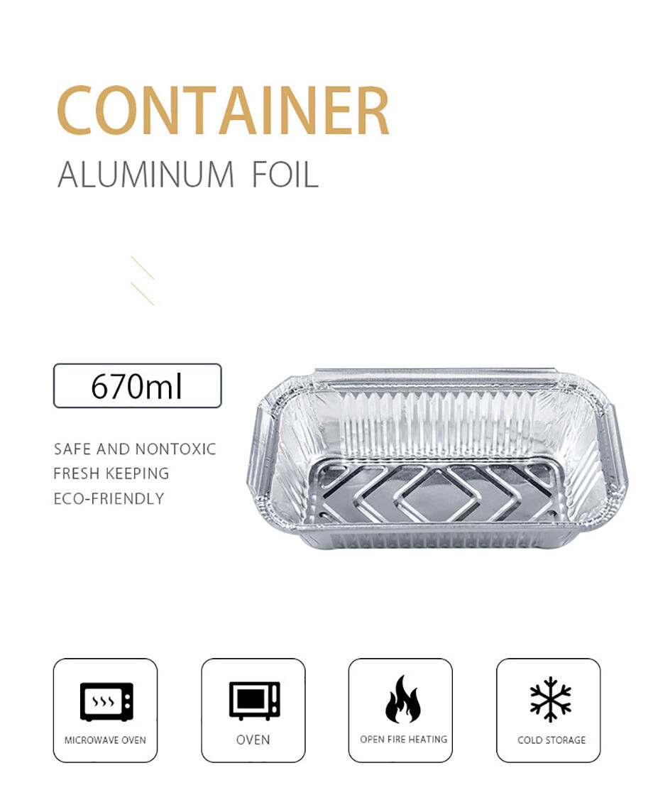 Food Safety Disposable Packaging Frozen Food Aluminum Foil Containers For Home Use $0.02 ...