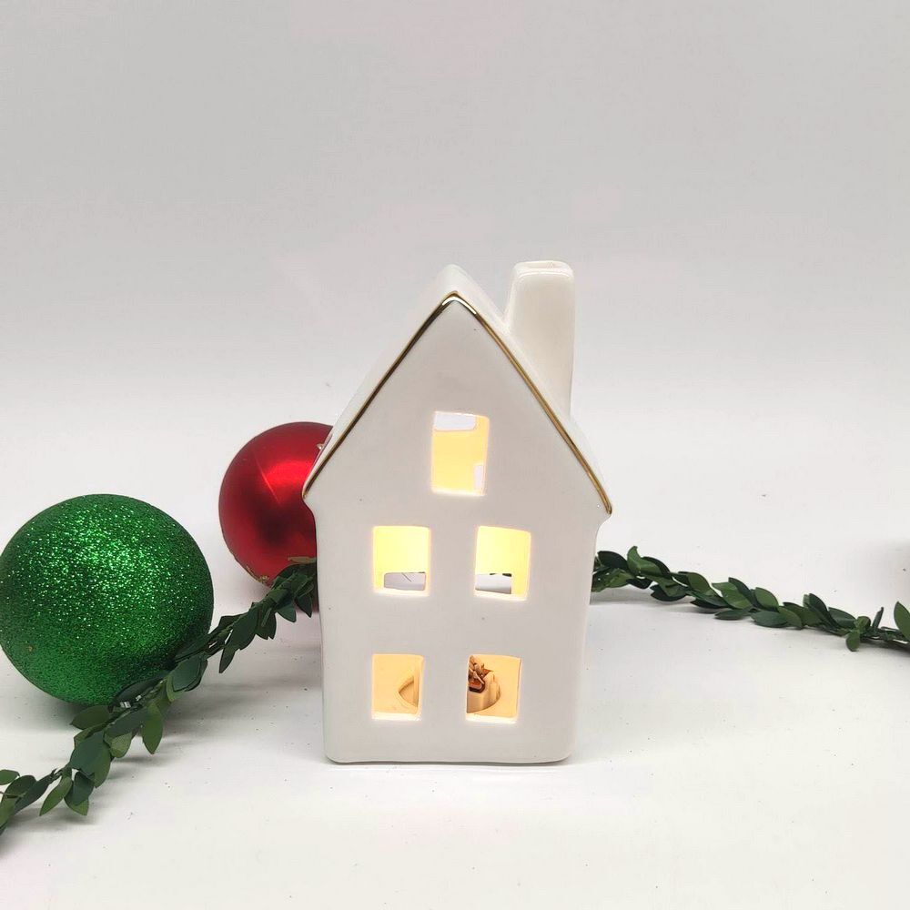 Mini House Decor Christmas Ceramic House Custom Ceramic Christmas ...