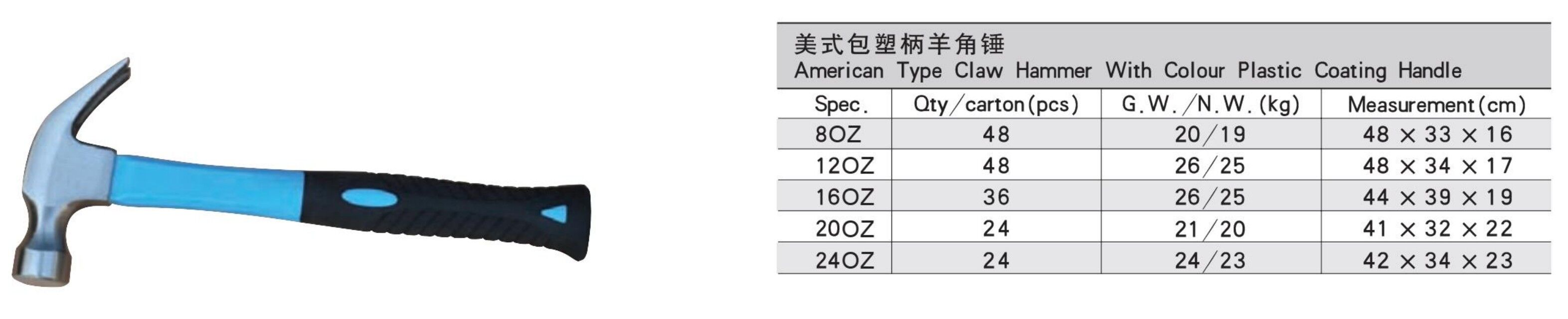 Factory Direct High Quality China Wholesale Claw Steel Axe Hammer $10 ...