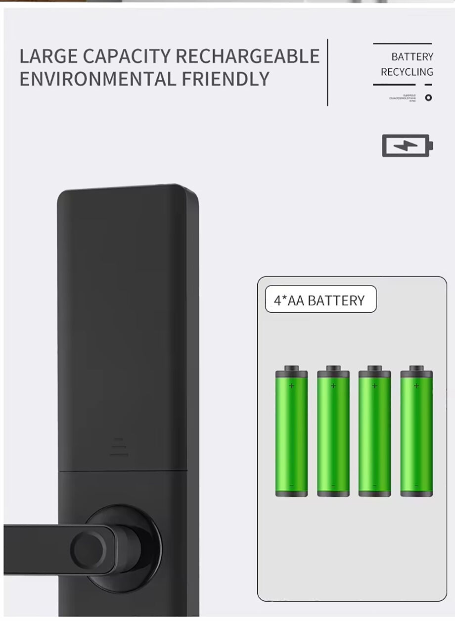 Onlense Smart Lock Handle Intelligent Electronic Magnetic Security ...