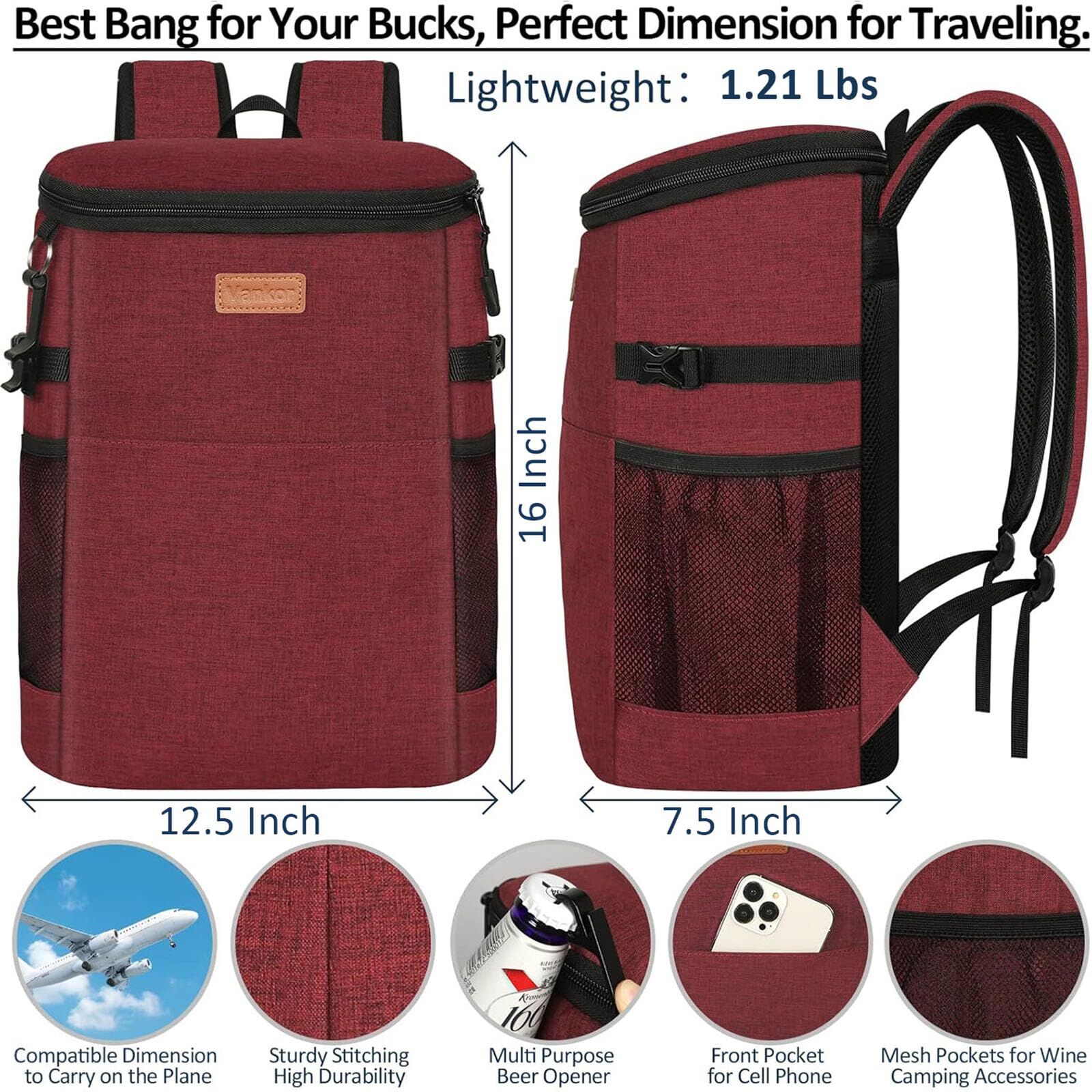 Bulk Buy China Wholesale A Carryable Cooler Lunch Bag With Retro Style ...