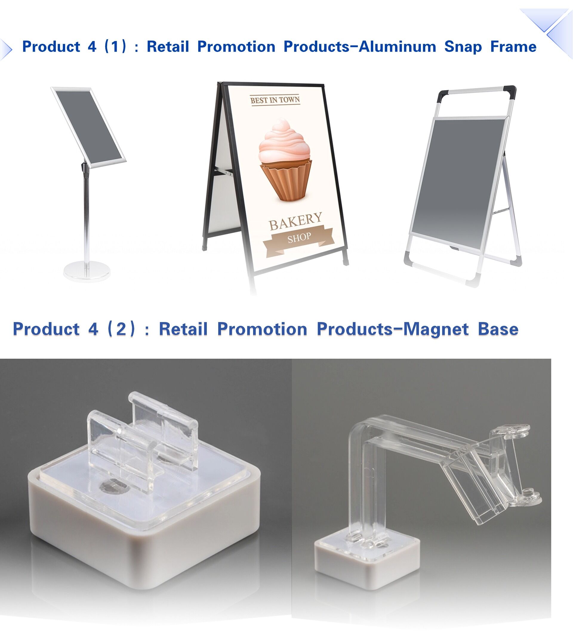 Factory Direct High Quality China Wholesale Magnetic Base Pop Poster ...