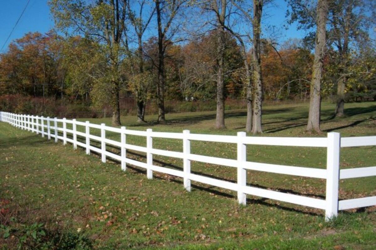 New Design Pvc Farm Fencing Vinyl Cross Rail Plastic Equine Fence Panel ...