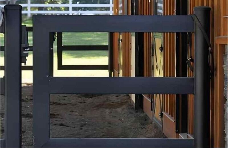 New Design Pvc Farm Fencing Vinyl Cross Rail Plastic Equine Fence Panel ...