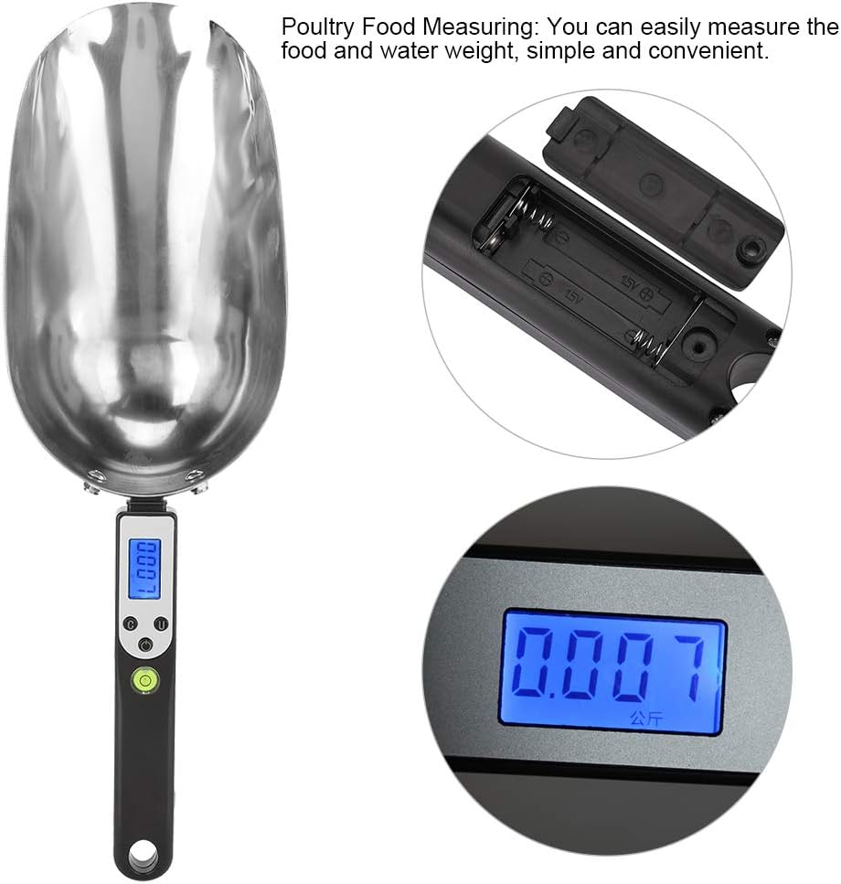 Stainless Steel Spoon Scale Electronic Kitchen Food Scale Digital Spoon ...