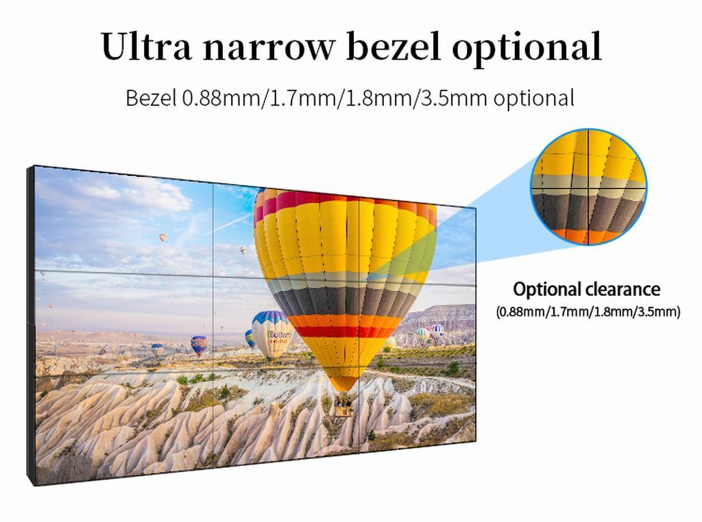 Professional Lcd Video Wall 4k Resolution Seamless Display For Retail ...