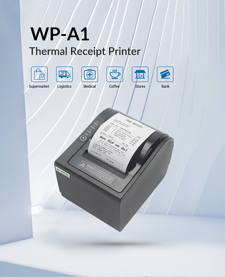 Winpal Wp-a1 High Speed 300mm/s Bluetooth Thermal Printer 80mm Thermal ...