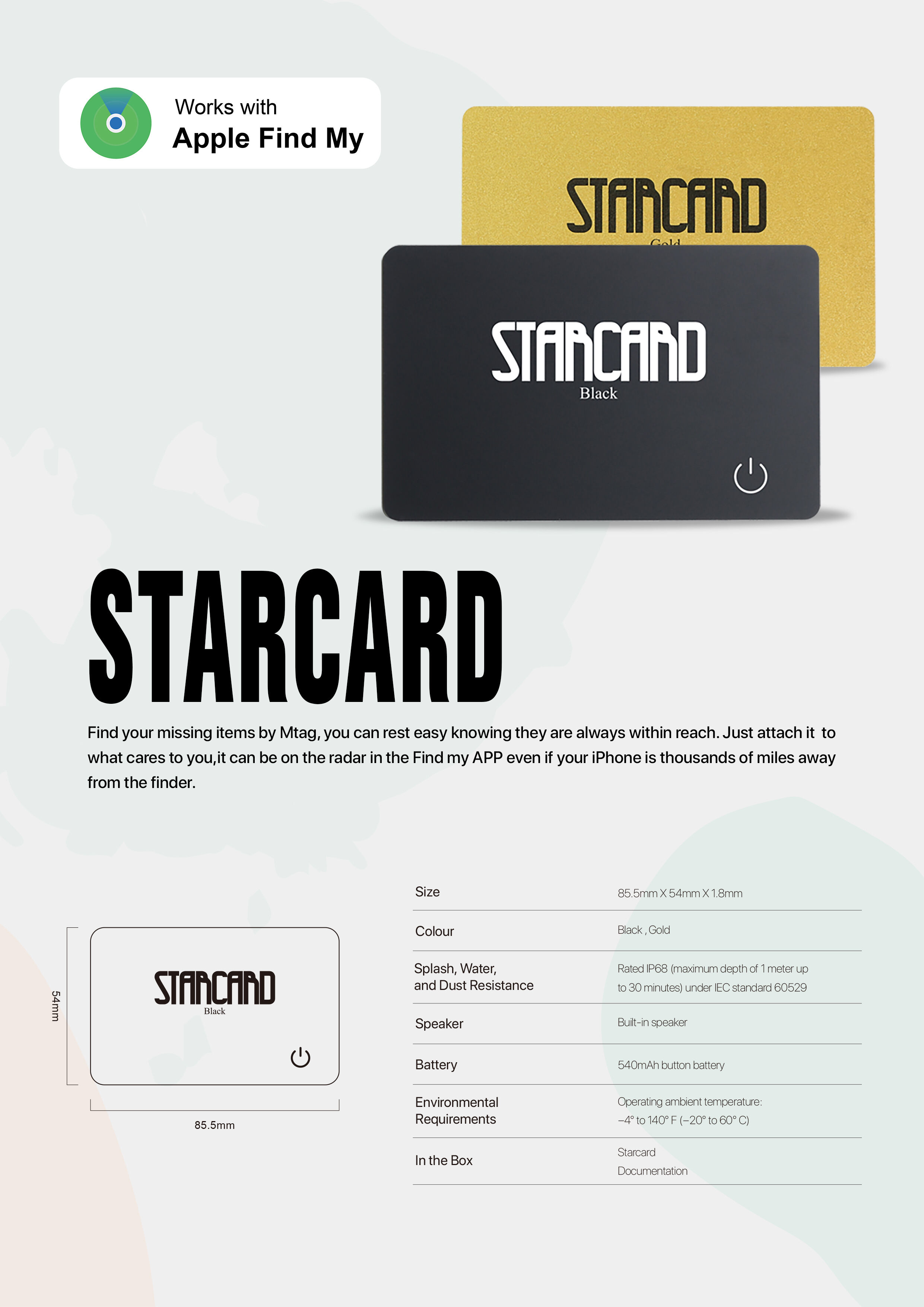 Hot Sell Ultra-thin Smart Gps Wallet Card Tracker Portable Card Finder ...