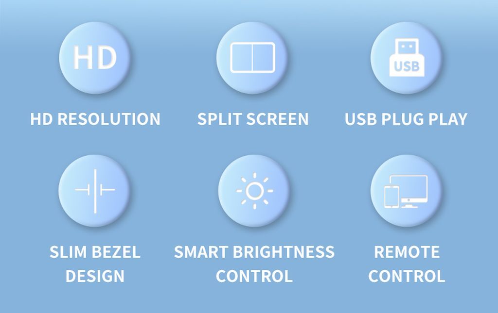 High Brightness 43/49/55/65inch Lcd Display Monitor Shop Retail Window ...