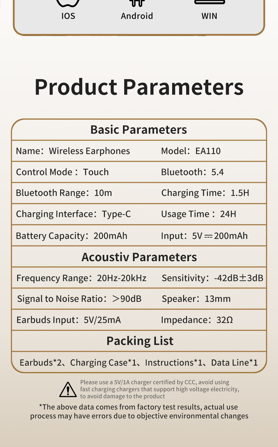 High Quality Top Dual Microphone Enc Tws Wireless Earphones $3.5 ...