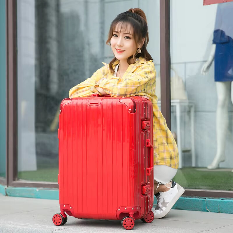 2025 New Design Carry-ons Pvc Lining Aluminum Trolley Hand Suitcase ...